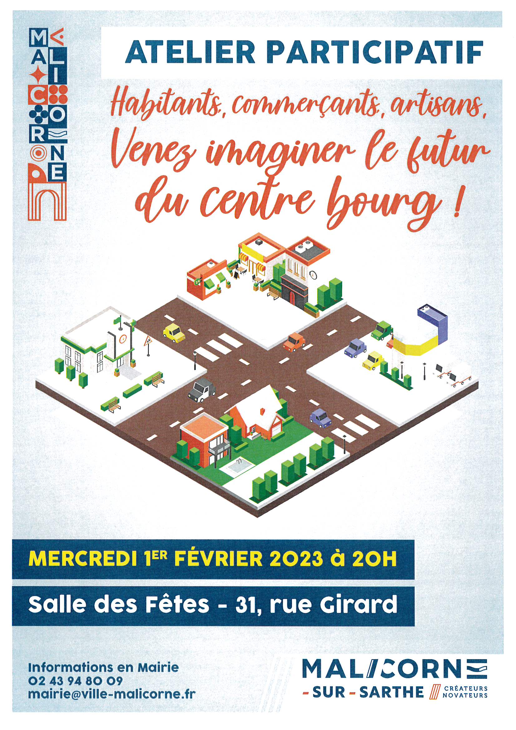 ATELIER PARTICIPATIF - Malicorne sur Sarthe