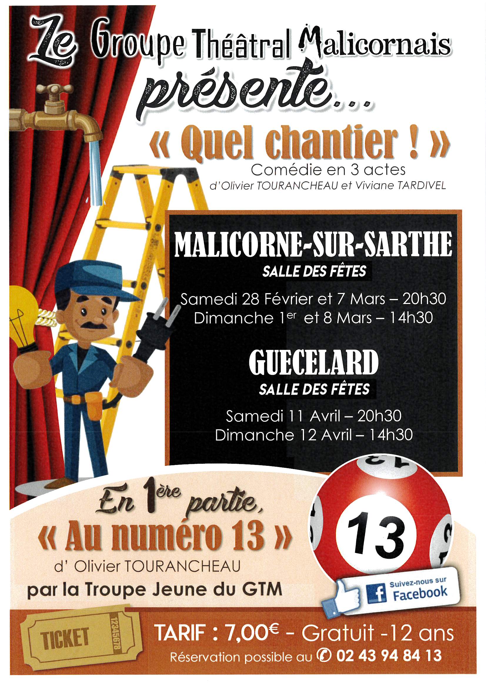 GROUPE THÉÂTRAL MALICORNAIS - Malicorne sur Sarthe